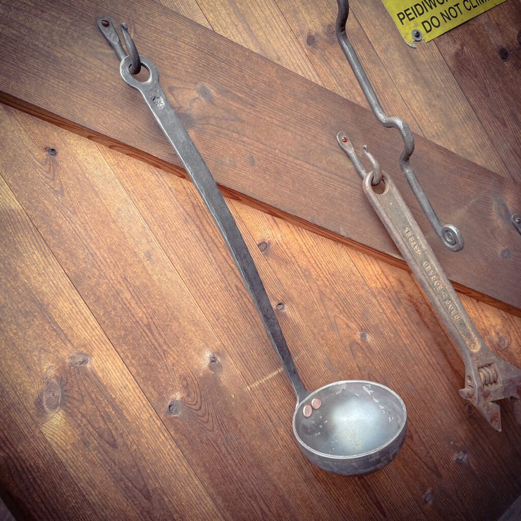 Hand Forged Steel Ladle – Gate Foot Forge